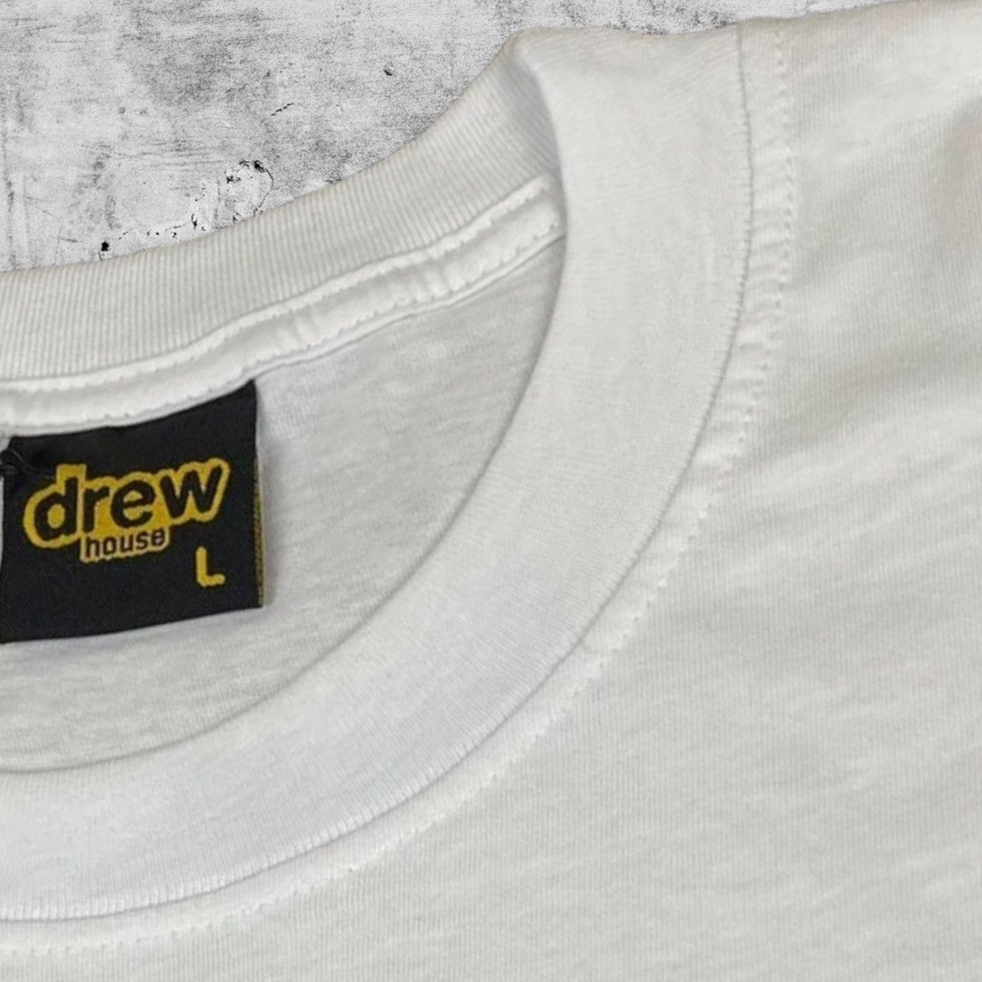 Kaos Drew House Font Logo Putih, Fesyen Pria, Pakaian , Baju Luaran di ...
