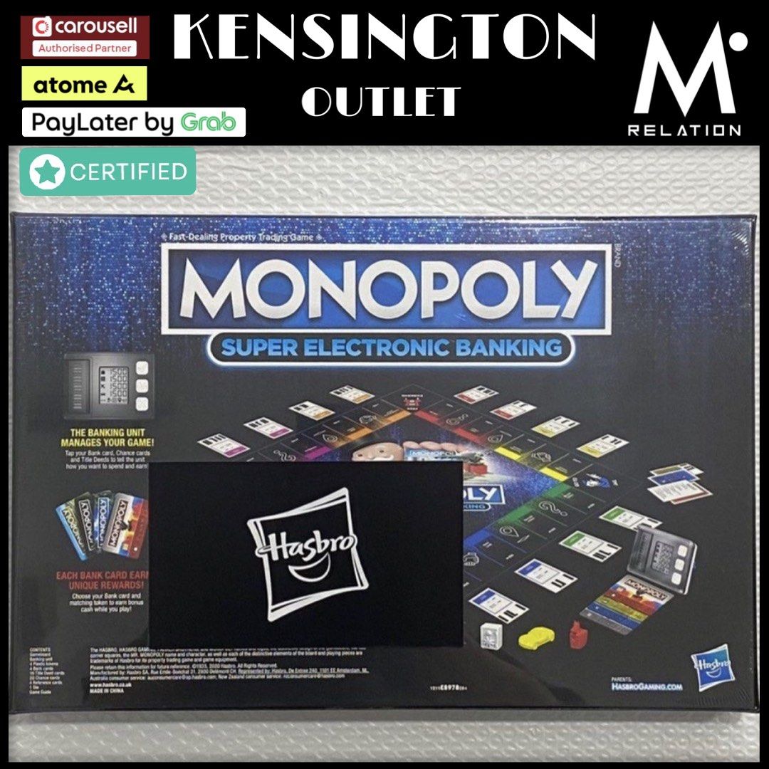 {Kensington}{New} Monopoly Super Electronic Banking Edition | Sealed ...