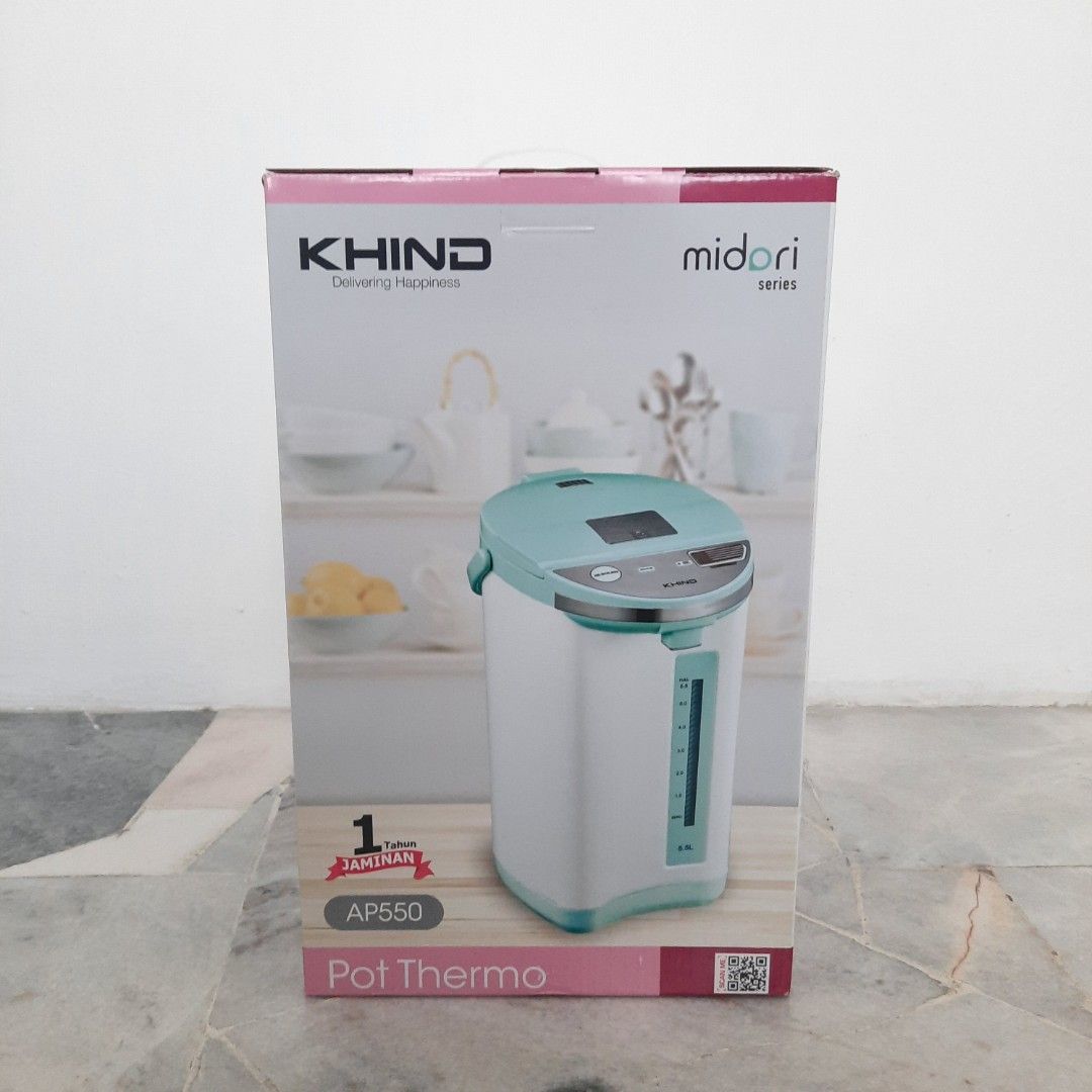 Khind Thermo Pot/ Water Dispenser 5.5L, TV & Home Appliances, Kitchen ...
