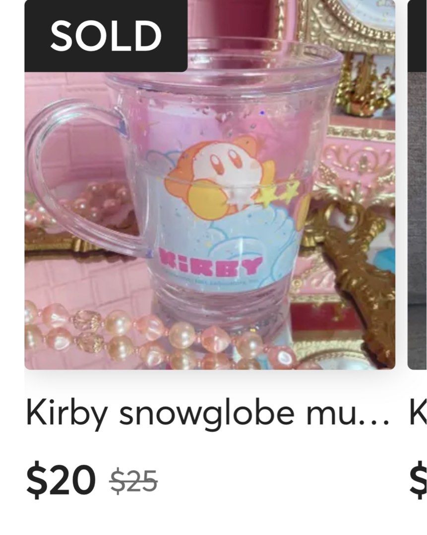 Kirby Dream Water Cup on Carousell