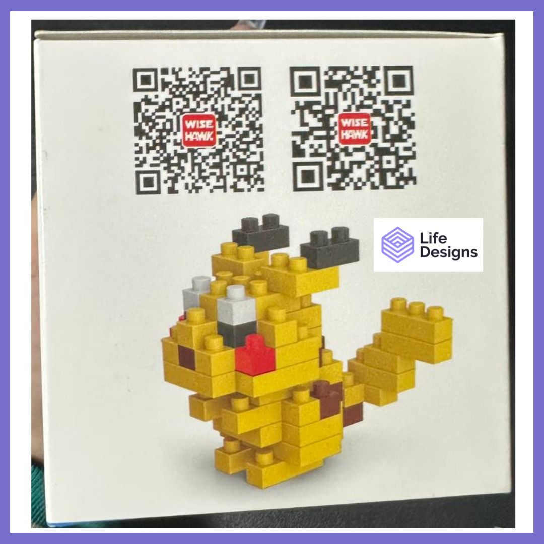 [LD] DIY Microblock Nanoblock Building Lego Pokemon Pikachu Pokeball ...