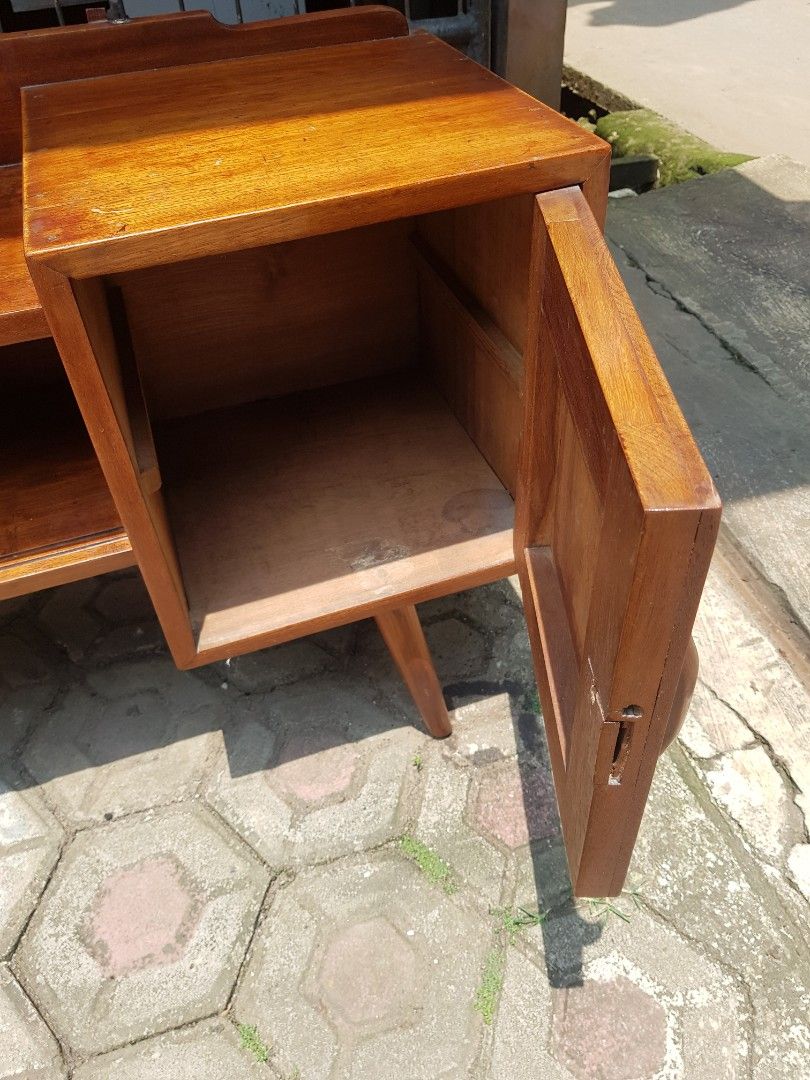 lemari bupet meja tv meja kantor jati kaki jengki antik, Antik ...