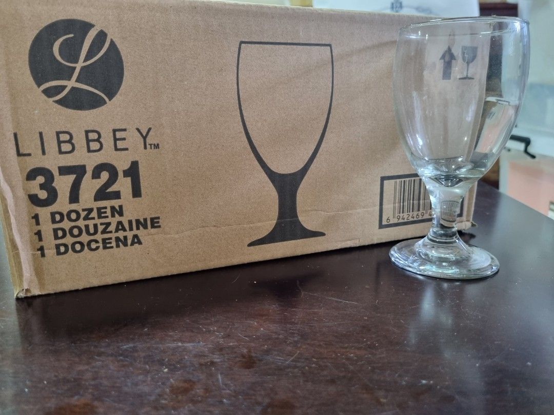 Libbey 3721 drinking Glass, Furniture & Home Living, Kitchenware ...