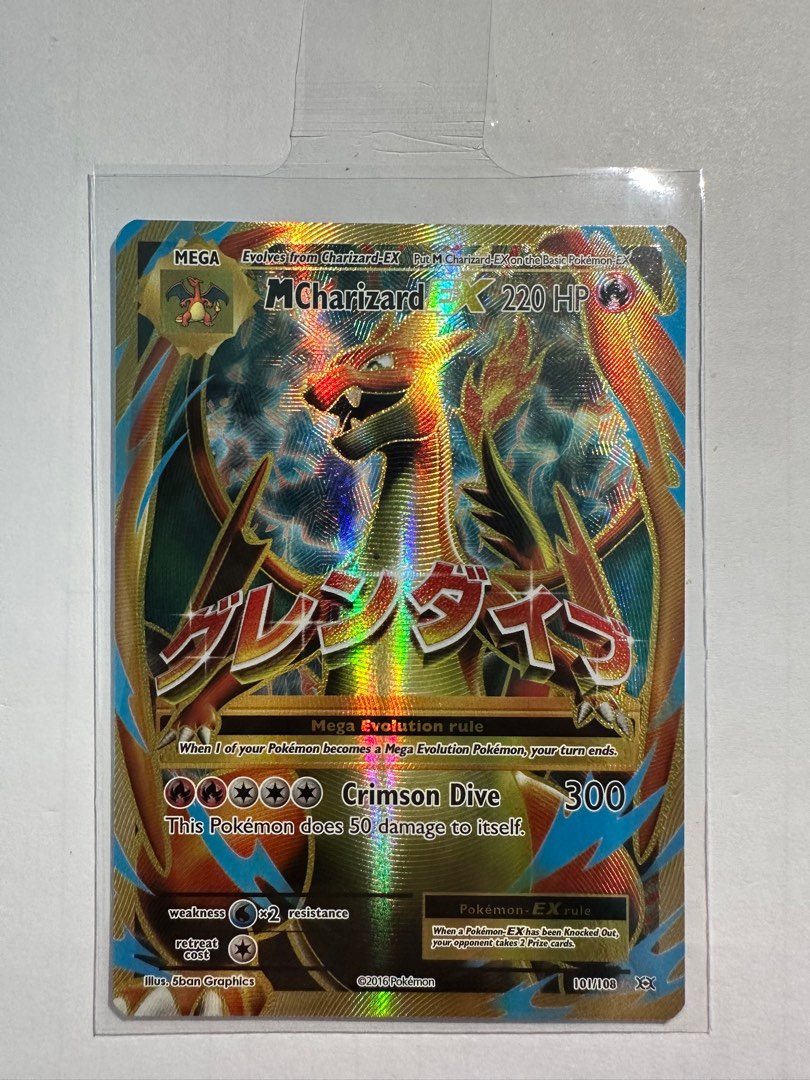 M Charizard EX #101/108, Hobbies & Toys, Toys & Games on Carousell