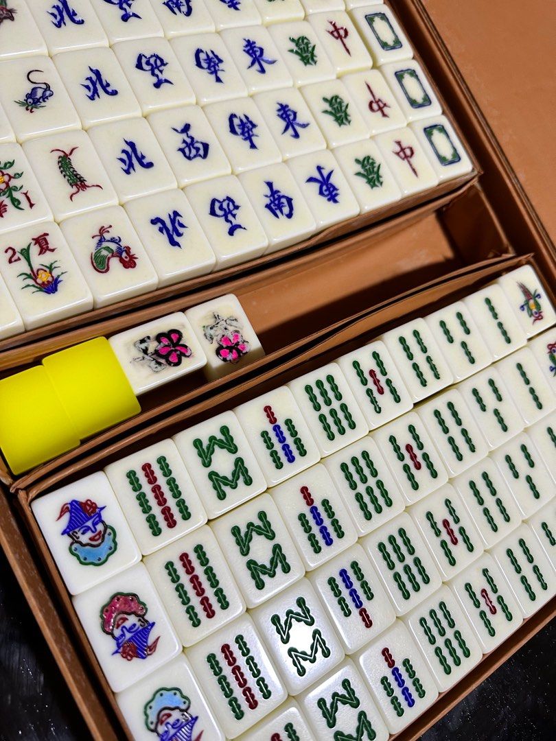Mahjong sets - 4 to let go (red is sold), Hobbies & Toys, Toys & Games ...