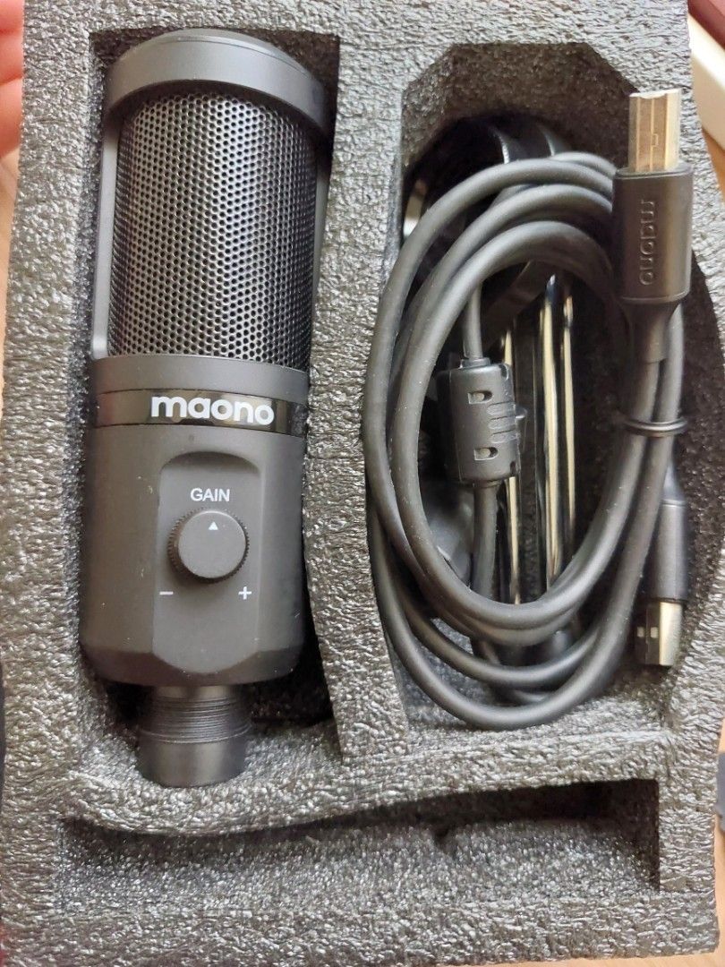 Maono Microphone, Audio, Microphones on Carousell