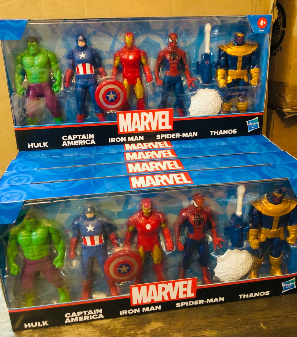 Marvel 6-Inch The Avengers Super Hero Action Figures 5pc Pack on Carousell