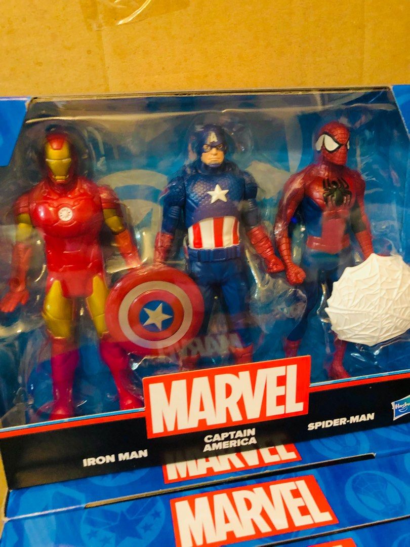 Marvel 6-Inch The Avengers Super Hero Action Figures 3pc Pack on Carousell