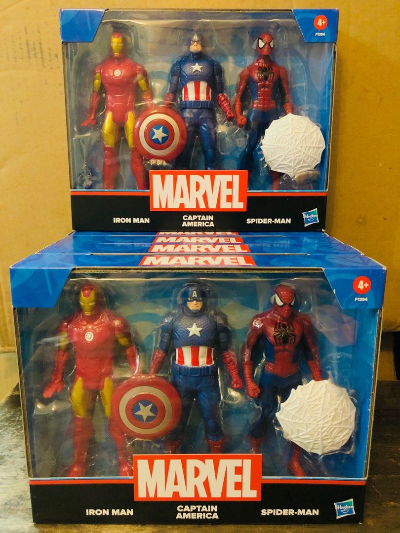Marvel 6-Inch The Avengers Super Hero Action Figures 3pc Pack on Carousell