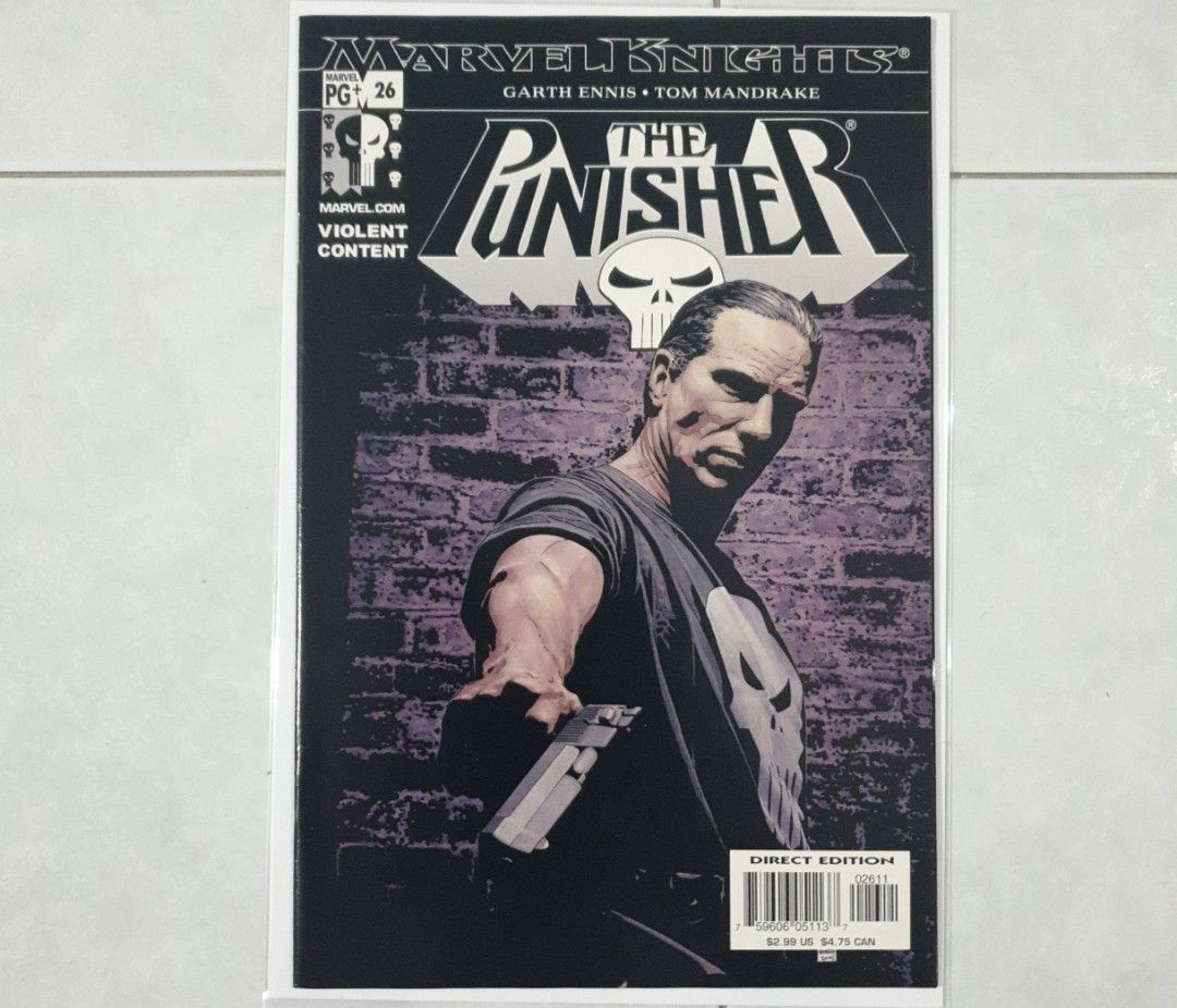 Marvel Comics The Punisher 24 to 26 Complete 3 Issue " Hidden" Story ...