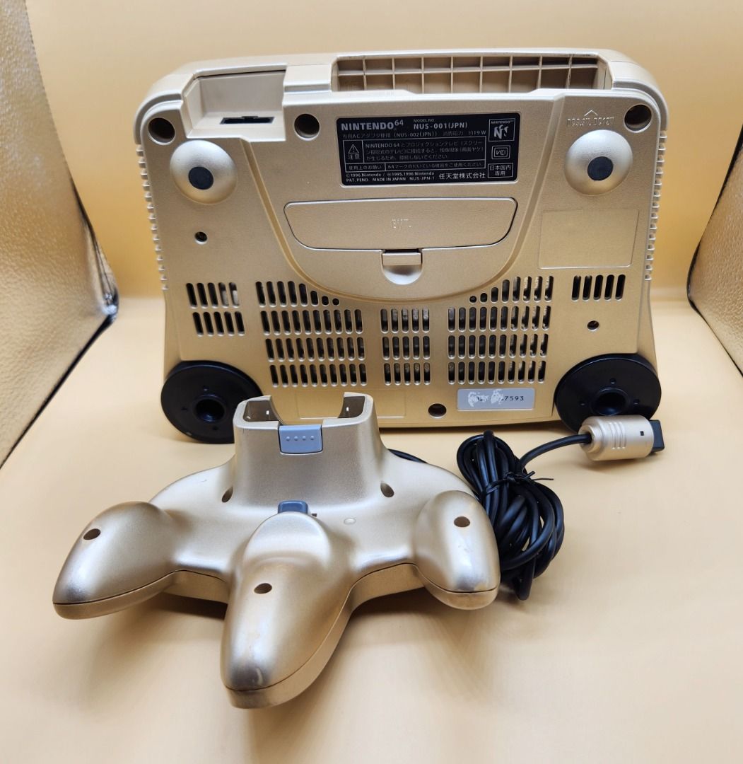 Modded Universal Cartridge Slot Nintendo 64 Limited Gold Console N64 ...