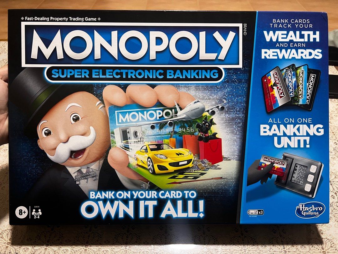 Monopoly Super Electronic Banking, Hobbies & Toys, Toys & Games on ...