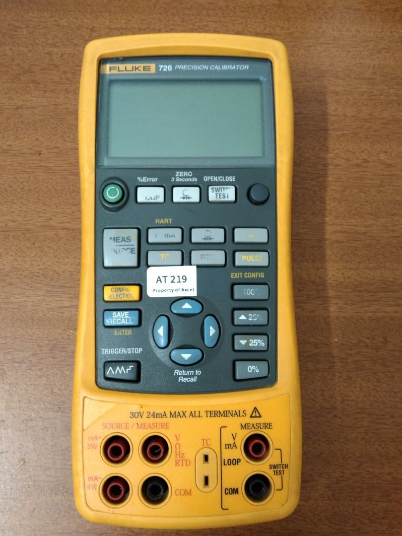 Multifunction Process Calibrator - Fluke 726 process calibrator for ...