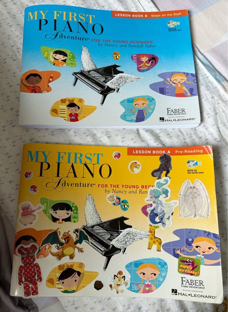My First Piano Adventure Lesson Book A & B, Hobbies & Toys, Music ...