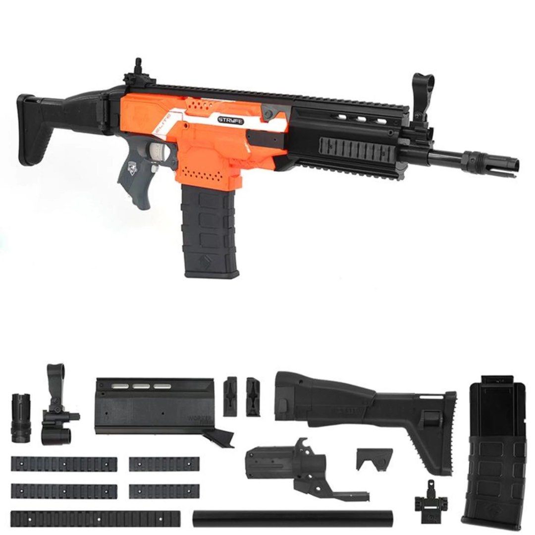 Nerf Stryfe w/ FN SCAR WORKER Toy Blaster 3D Printed, Hobbies & Toys ...