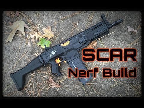 Nerf Stryfe w/ FN SCAR WORKER Toy Blaster 3D Printed, Hobbies & Toys ...