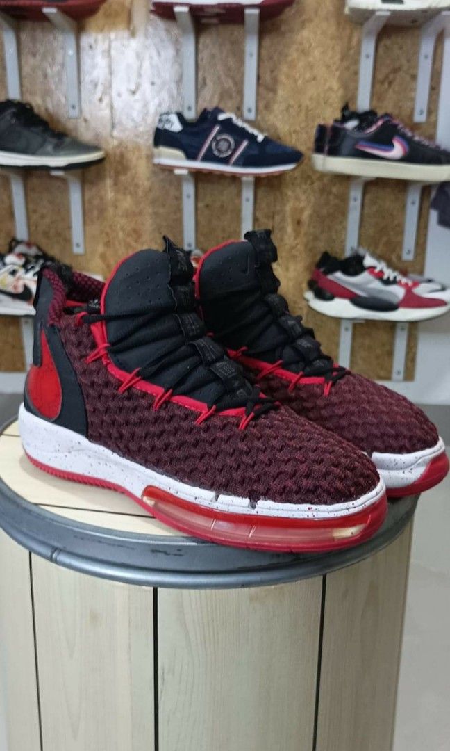 Nike Alphadunk Bred, Fesyen Pria, Sepatu , Sneakers di Carousell
