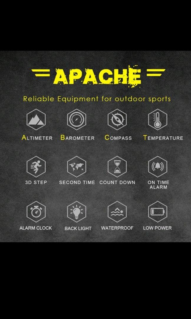 North Edge Apache watch, Men's Fashion, Watches & Accessories, Watches ...