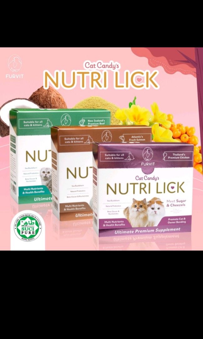 NUTRILICK CAT SUPPLEMENT, Pet Supplies, Pet Food on Carousell