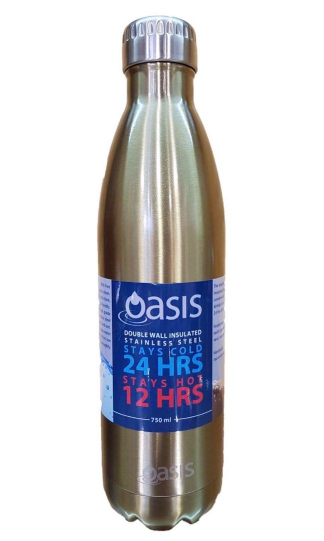 Oasis Stainless Steel Water Bottle 500ml, Furniture & Home Living ...
