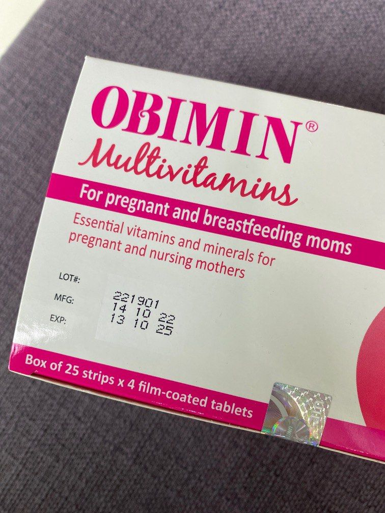 Obimin Multivitamins (100s), Babies & Kids, Maternity Care on Carousell