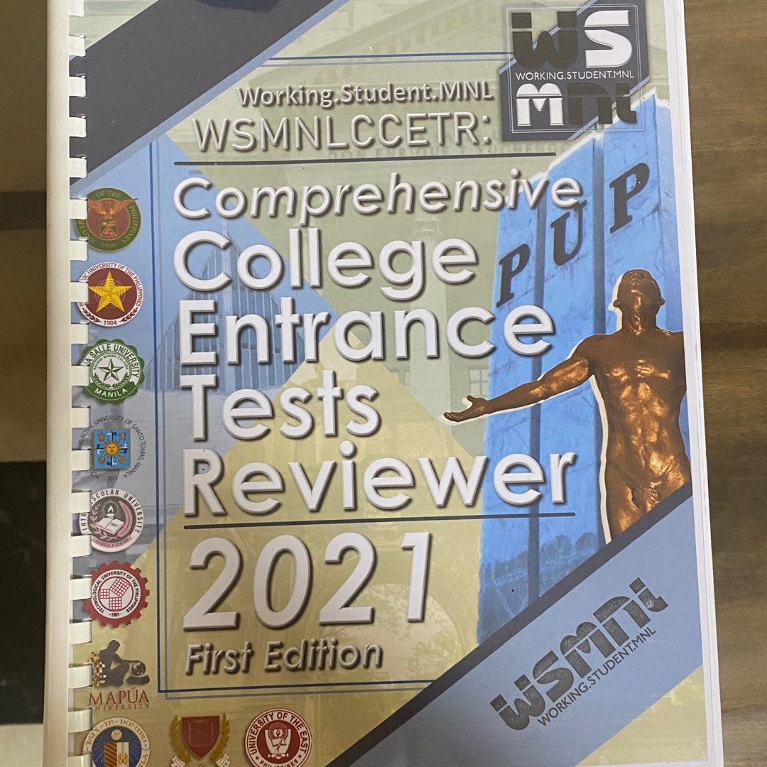 [ONHAND] College Entrance Test (CET) Reviewer UPCAT, USTET, DCAT, ACET ...