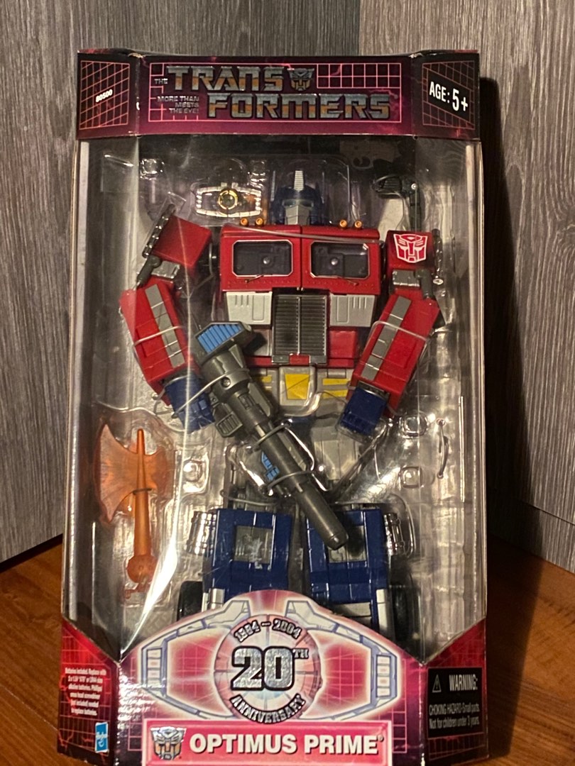 Optimus Prime Transformers Classics 20th Anniversary 2004 Hasbro NEW ...