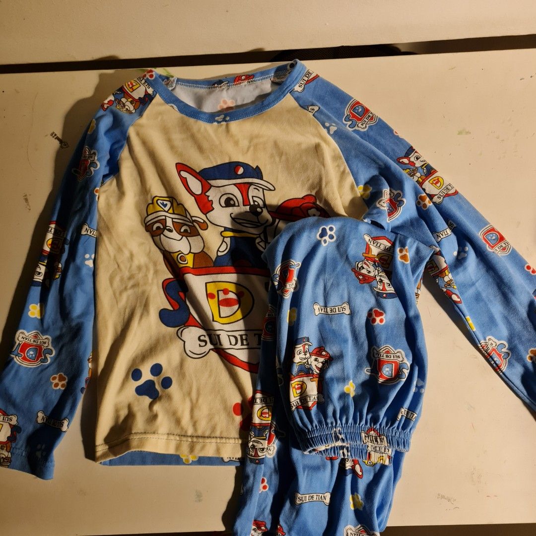 Paw Patrol pyjamas, Babies & Kids, Babies & Kids Fashion on Carousell