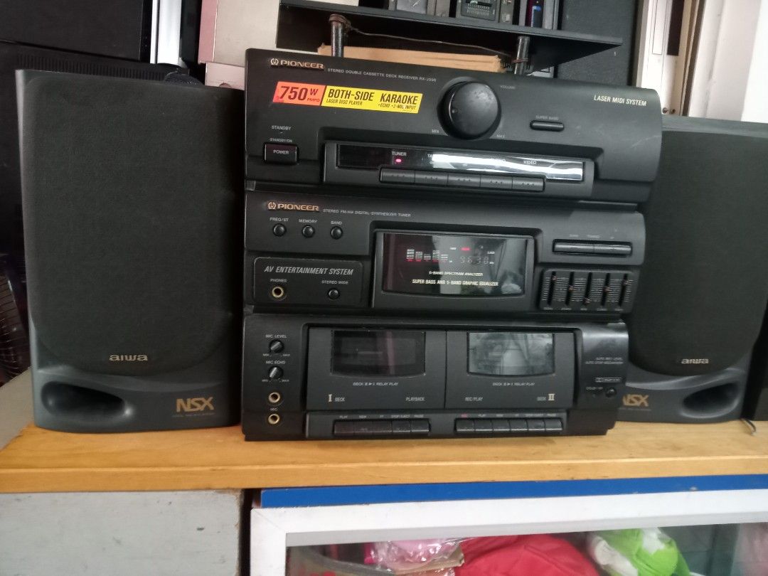 Pioneer mini hi fi set radio Cassette, Audio, Soundbars, Speakers ...