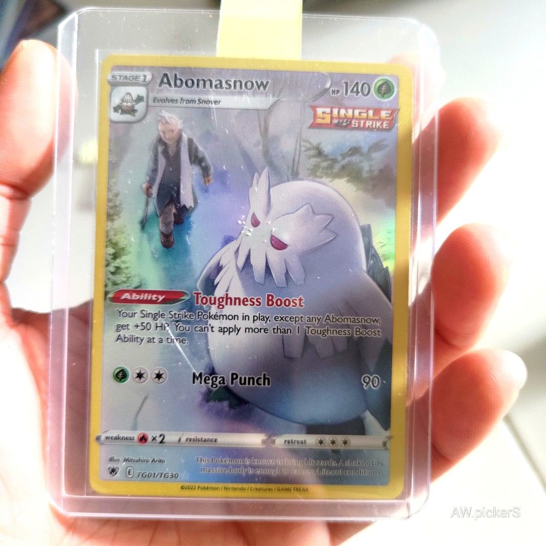 Pokemon Abomasnow TG, Hobbies & Toys, Toys & Games on Carousell