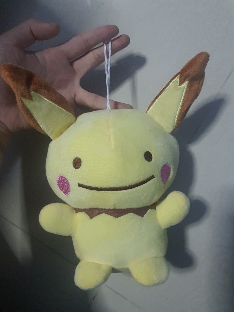Pokemon Ditto Pichu Plush Toy, Hobbies & Toys, Toys & Games on Carousell