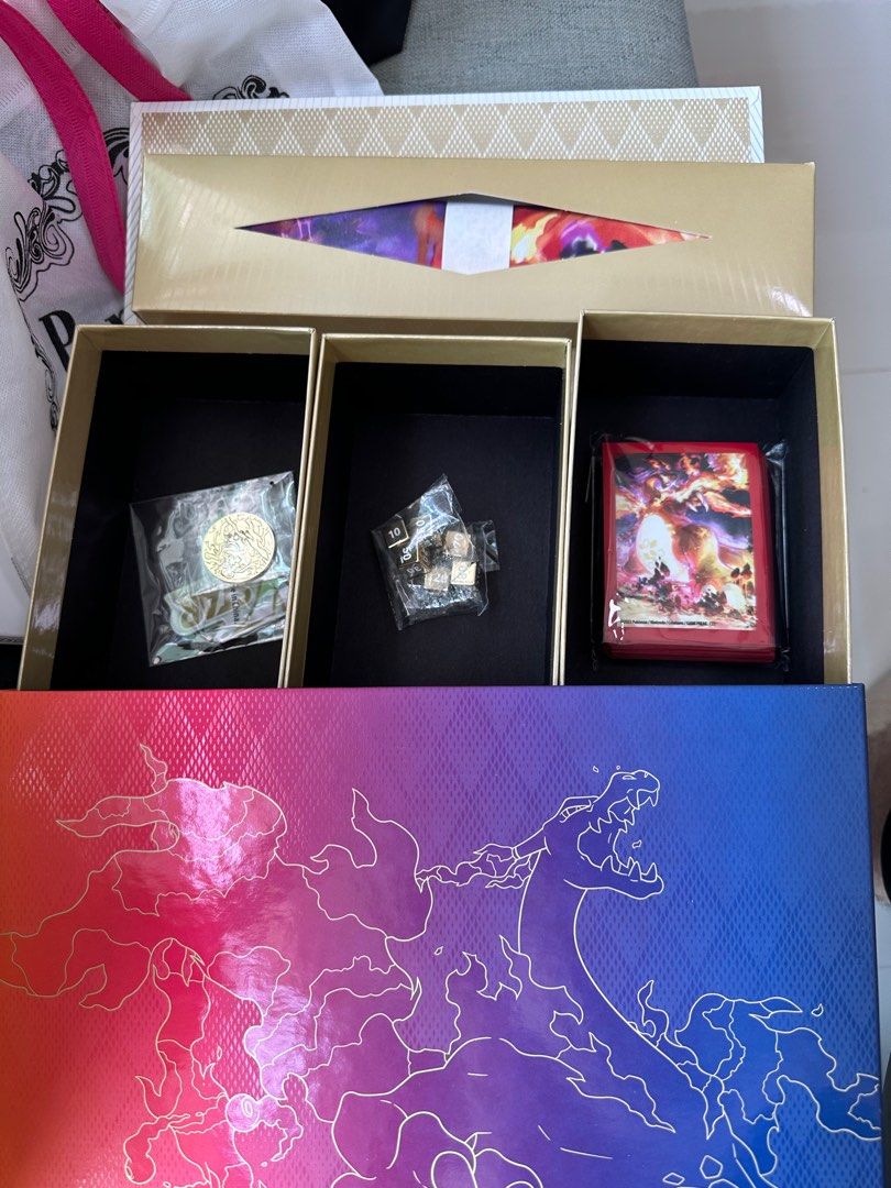 Pokemon TCG Charizard UPC Ultra Premium collection, Hobbies & Toys ...