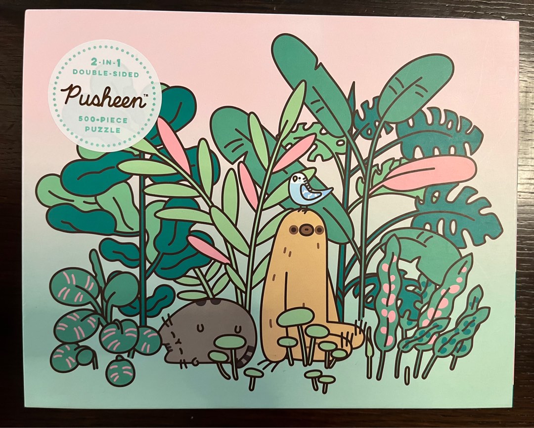 Pusheen Puzzle 500 pieces, Hobbies & Toys, Toys & Games on Carousell