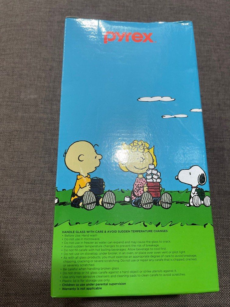 Pyrex Snoopy Glass Jug, Furniture & Home Living, Kitchenware ...