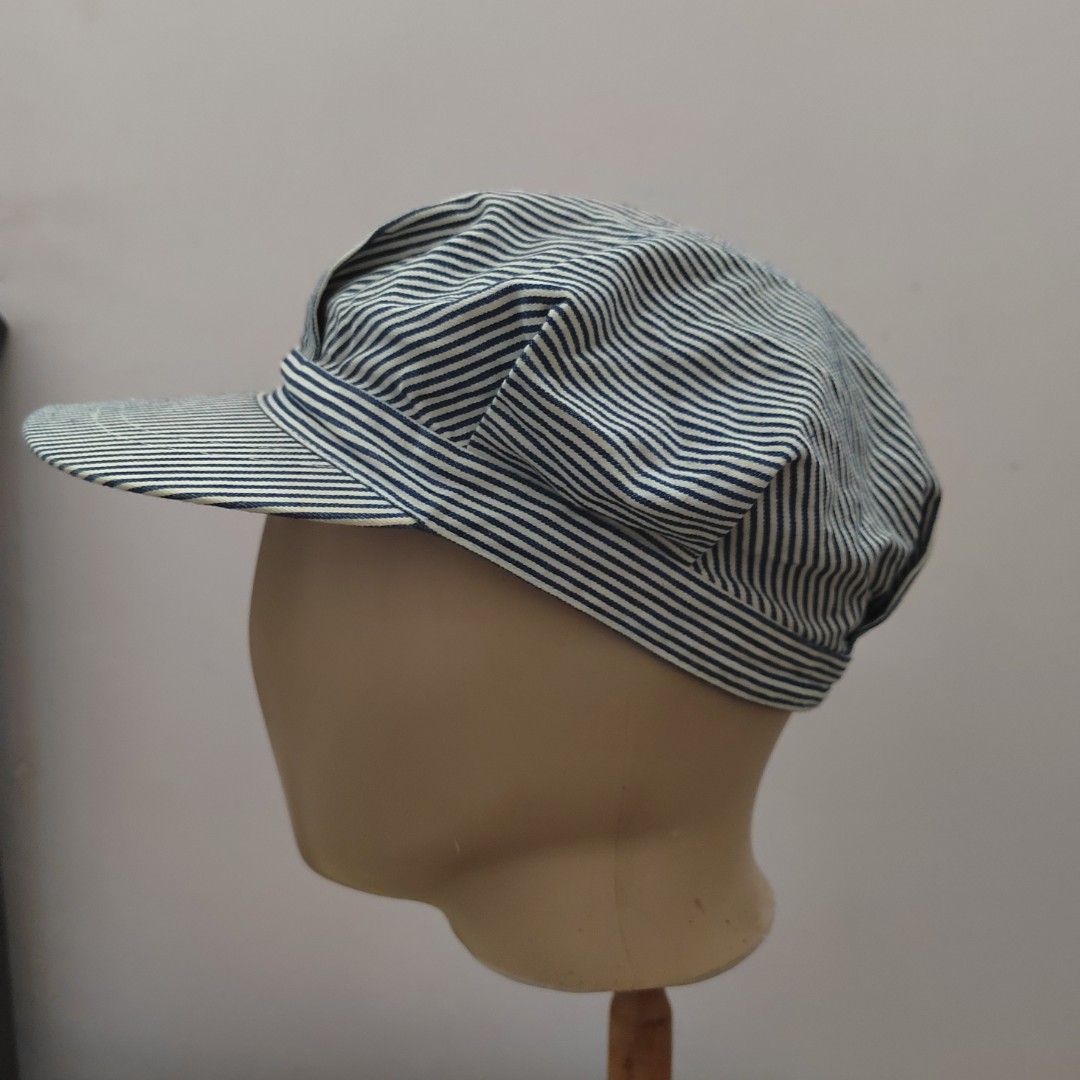 Railroad machinist cap, Men's Fashion, Watches & Accessories, Cap ...