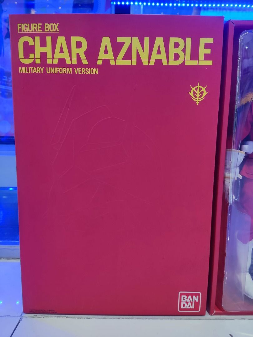 RARE!! Gundam Char Aznable Military uniform Bandai Hot Toys Figure ...