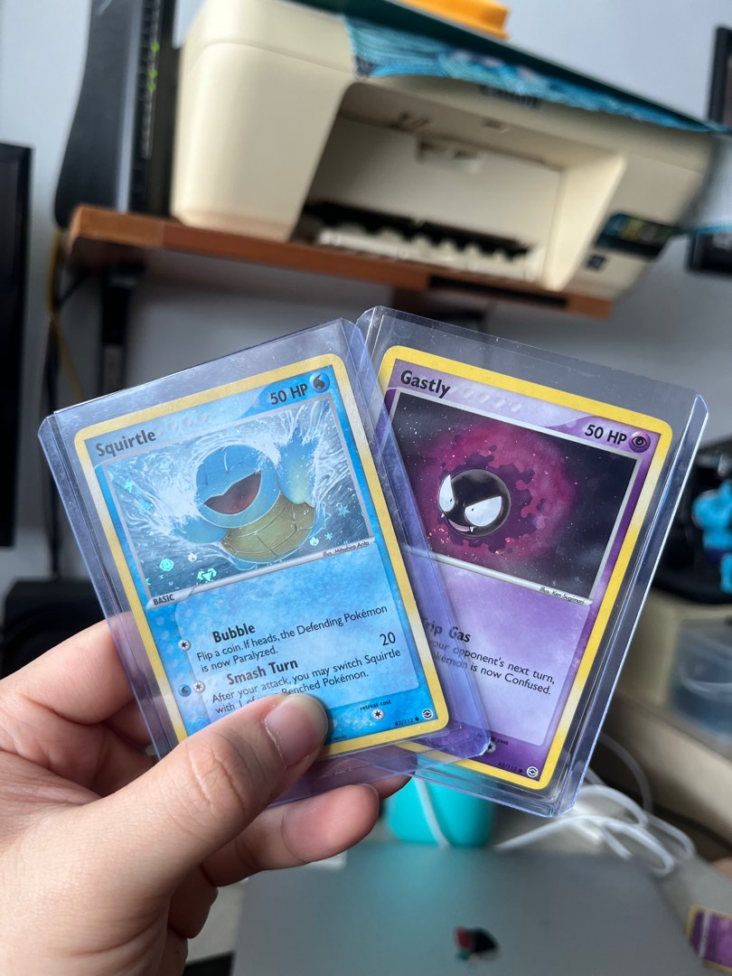 Rare Holo Squirtle/Ghastly (Fire Red/Leaf Green) - Pokemon Cards ...