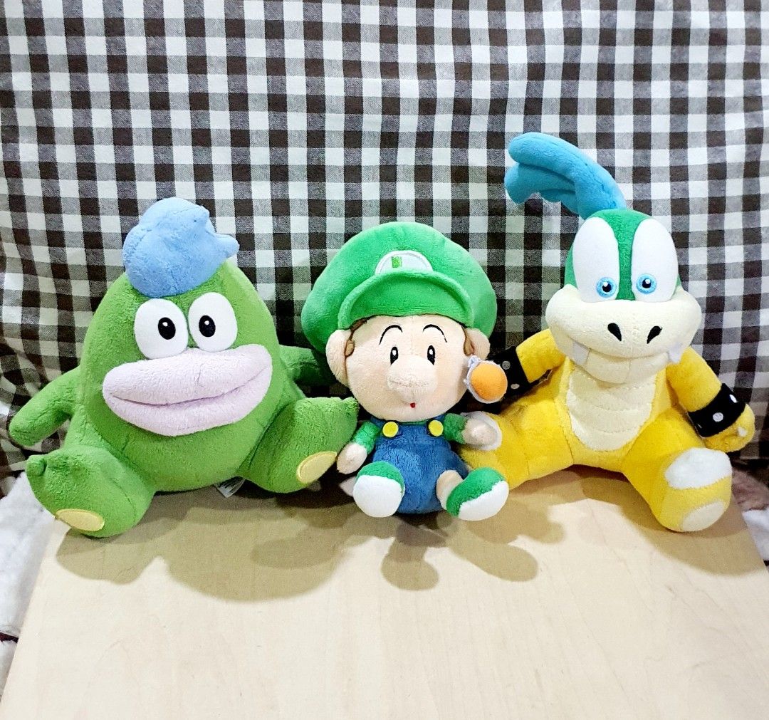 Rare Nintendo Super Mario Bros plush combo, Hobbies & Toys, Toys ...