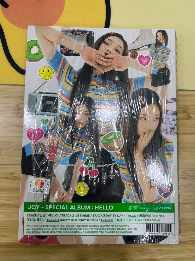 Red Velvet|JOY|Special Album [Hello](Photo Book Ver.) + Original Poster, Hobbies & Toys, Music ...