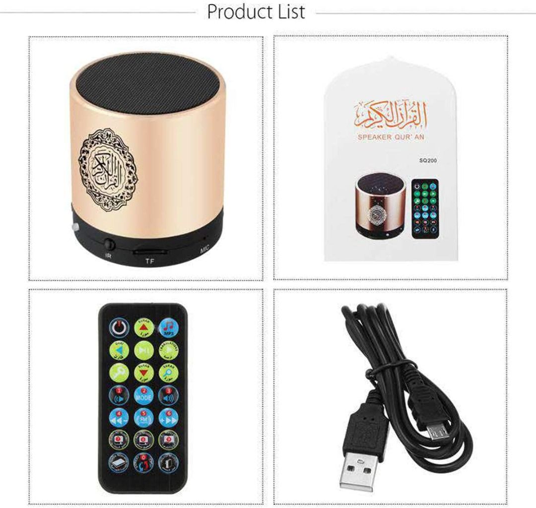 Remote Control Bluetooth Quran Speaker ，Portable Bluetooth Quran ...