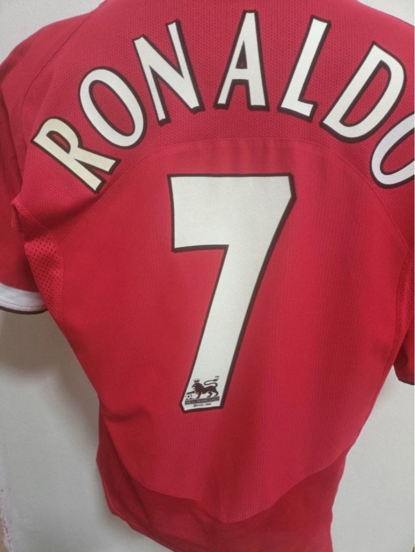 Ronaldo CR7 Manchester united 2004/05 soccer/football jersey/kit rare ...
