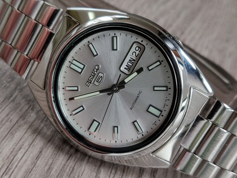 Seiko 5 SNXS73K1 Automatic Day Date Stainless Steel Analog Men's ...