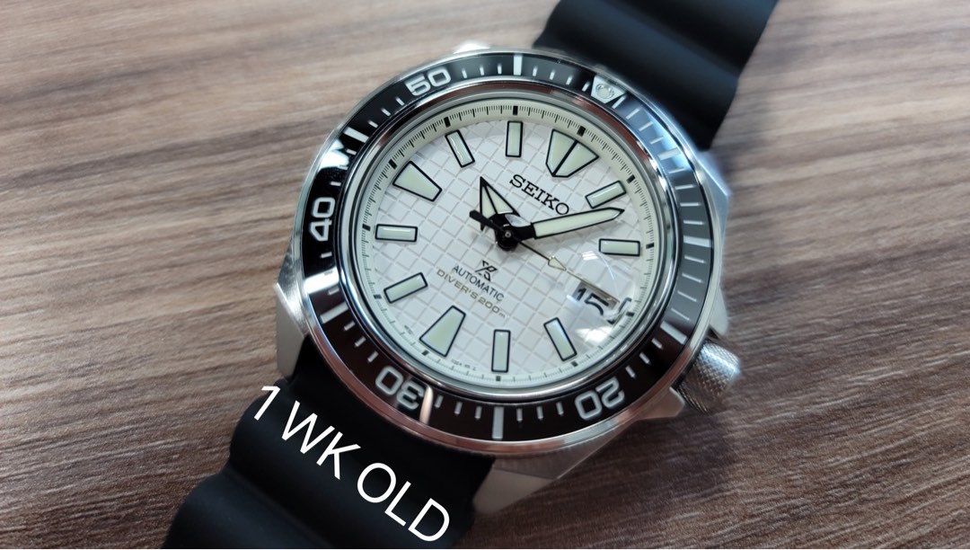 Seiko Prospex SRPE37K1 SRPE 37K1 King Samurai White Waffle Dial ...