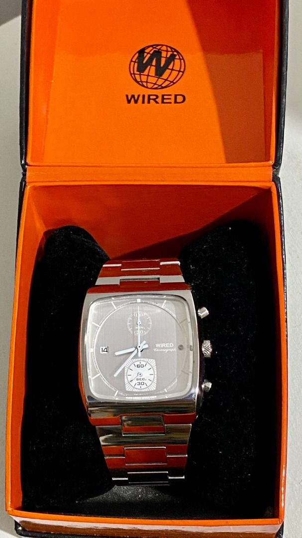 Seiko Wired Chronograph TV dial, Men's Fashion, Watches & Accessories ...