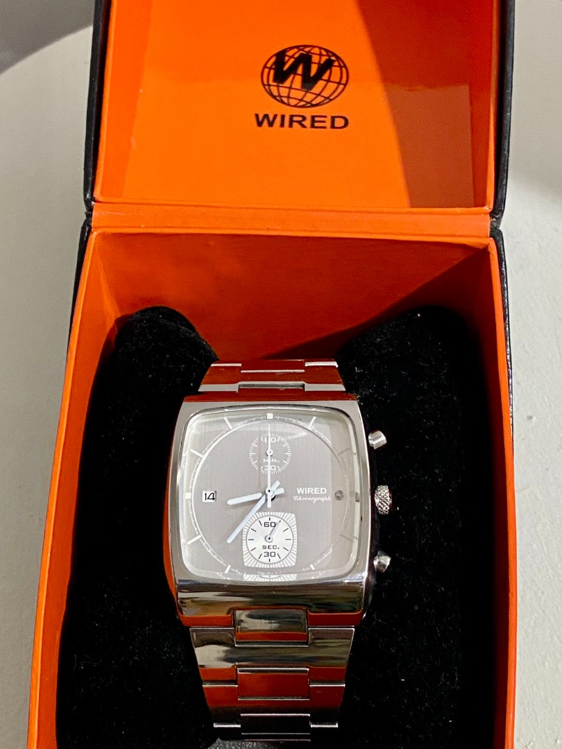 Seiko Wired Chronograph TV dial, Men's Fashion, Watches & Accessories ...