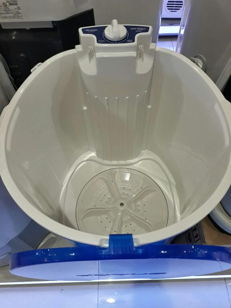 Sharp Single Tub Washing Machine 6.5kg 7.5kg, TV & Home Appliances ...