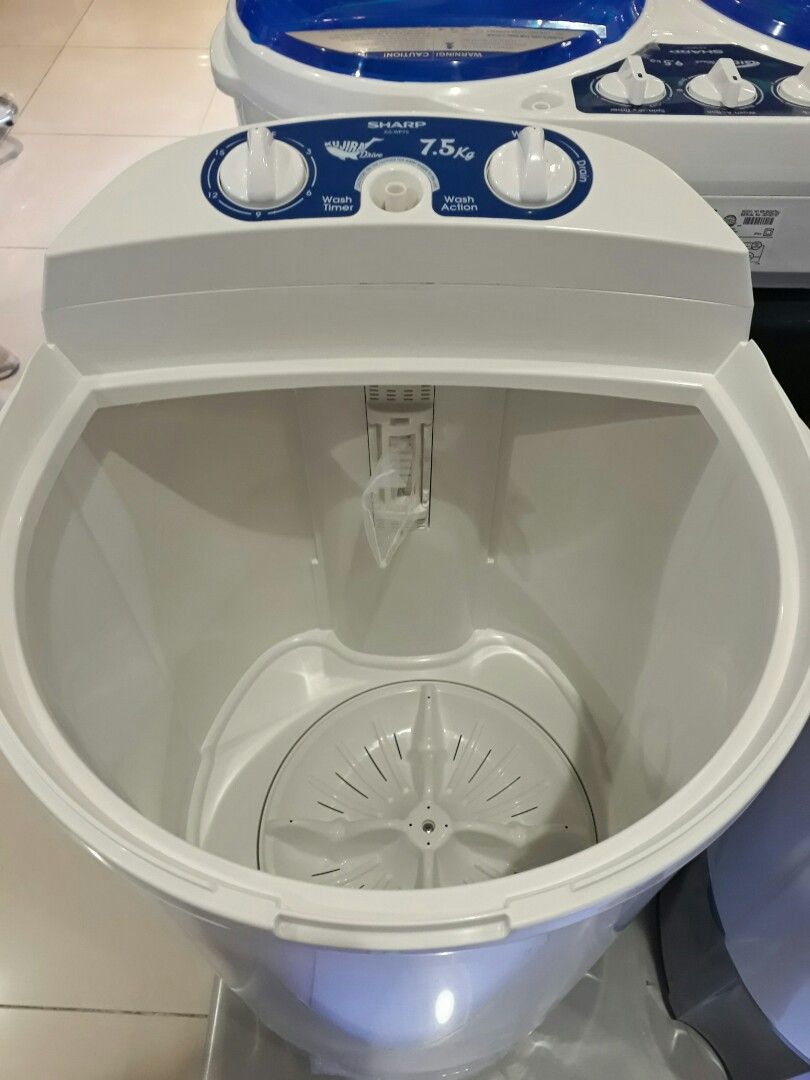 Sharp Single Tub Washing Machine 6.5kg 7.5kg, TV & Home Appliances ...