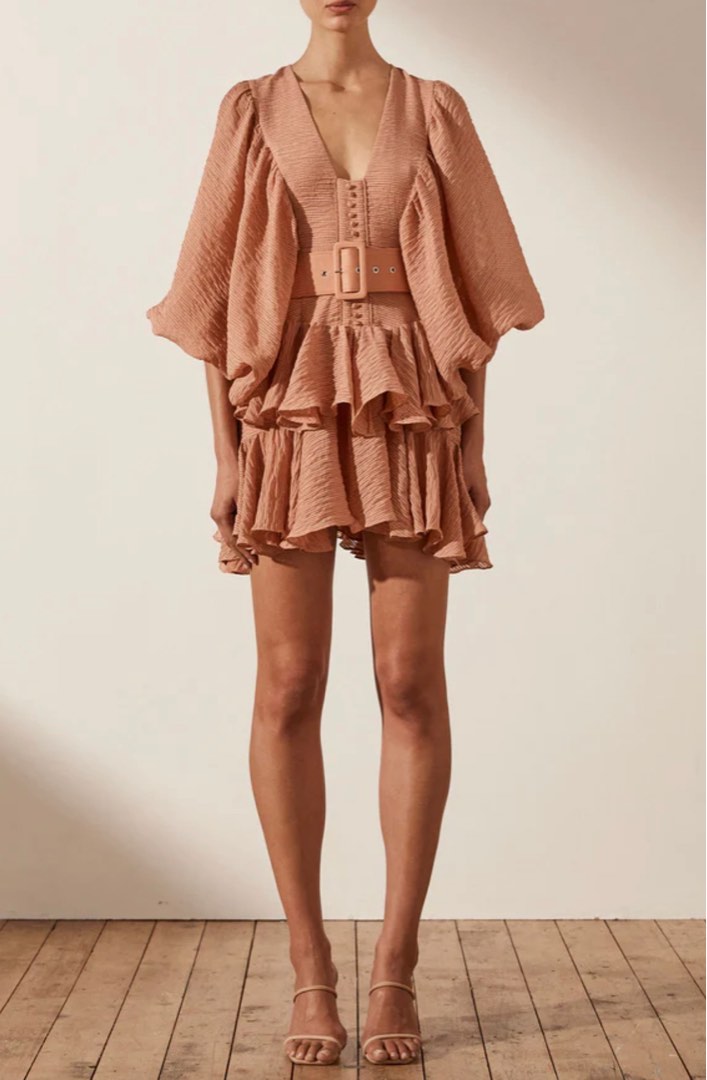 Shona Joy Charlotte Mini Dress, Women's Fashion, Dresses & Sets ...