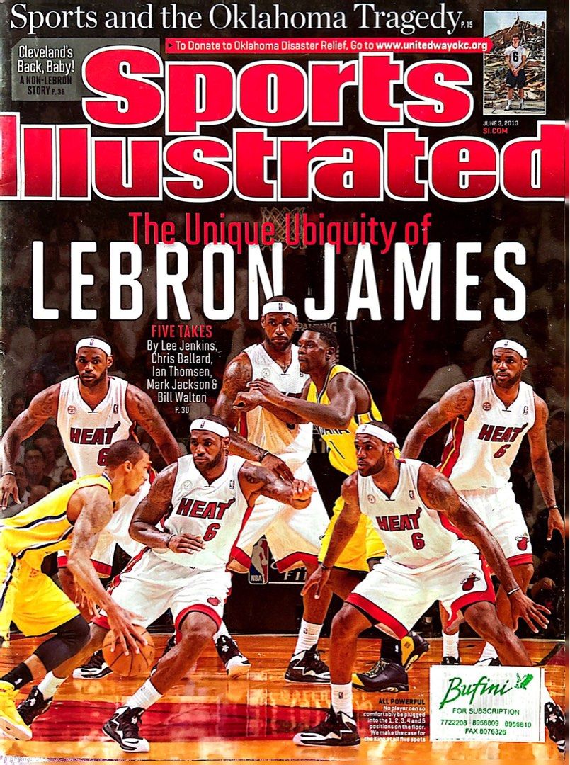 SI feature on LeBron James, Hobbies & Toys, Books & Magazines ...