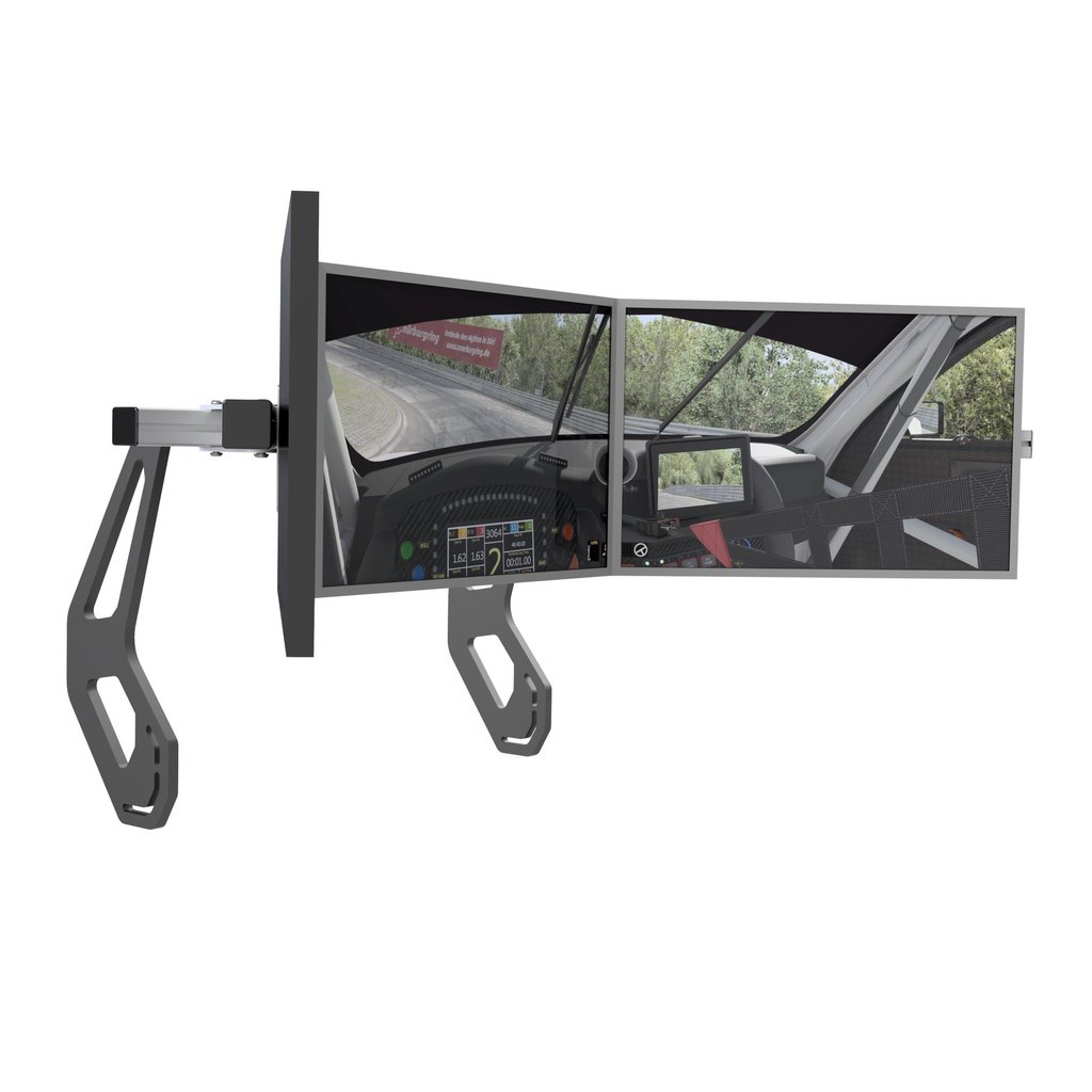 Sim Lab sim racing Triple monitor integrated mount., Video Gaming ...